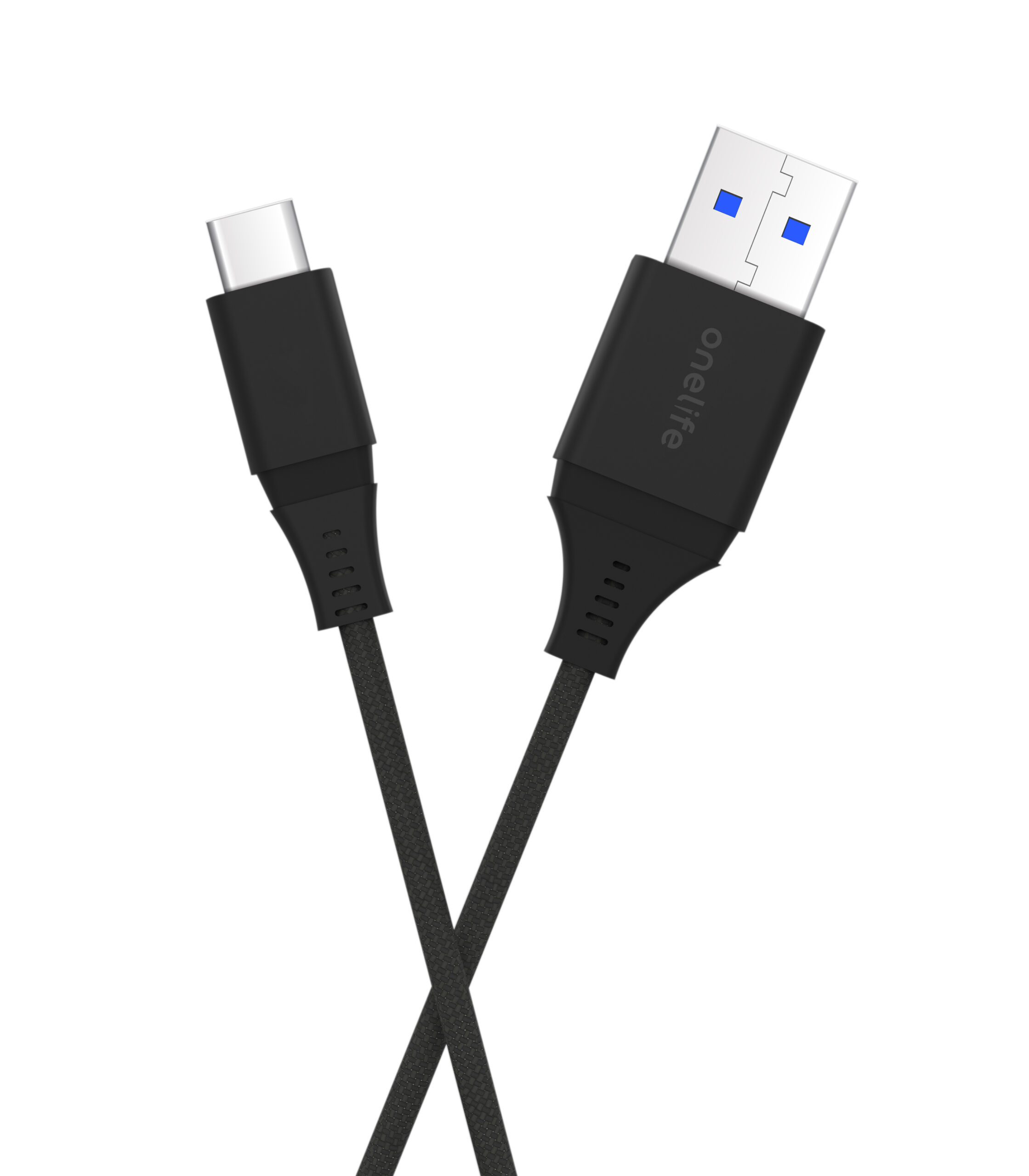 One Life 3.4A Fast Charging Type-C to USB Cable – 1m, 25W Power, Anti ...